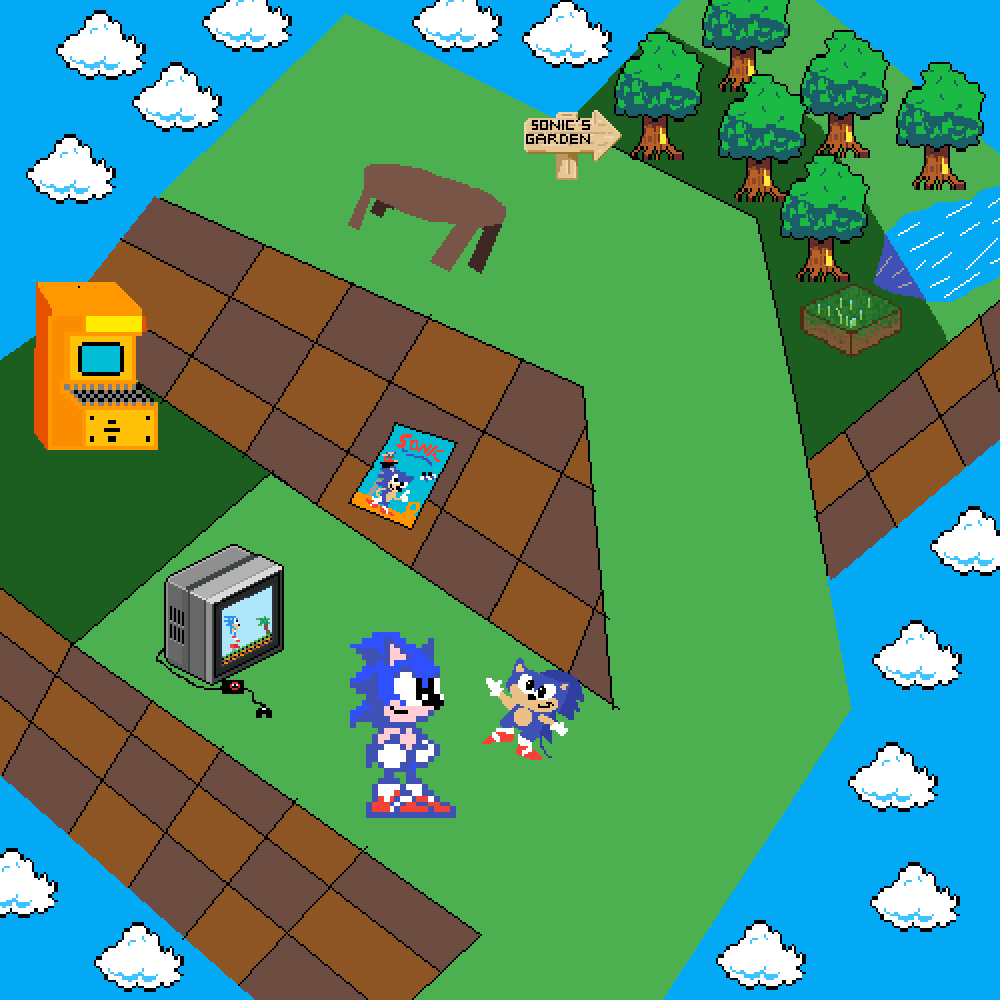 Pixilart - sonic s home in 3D by da-sonic-boi