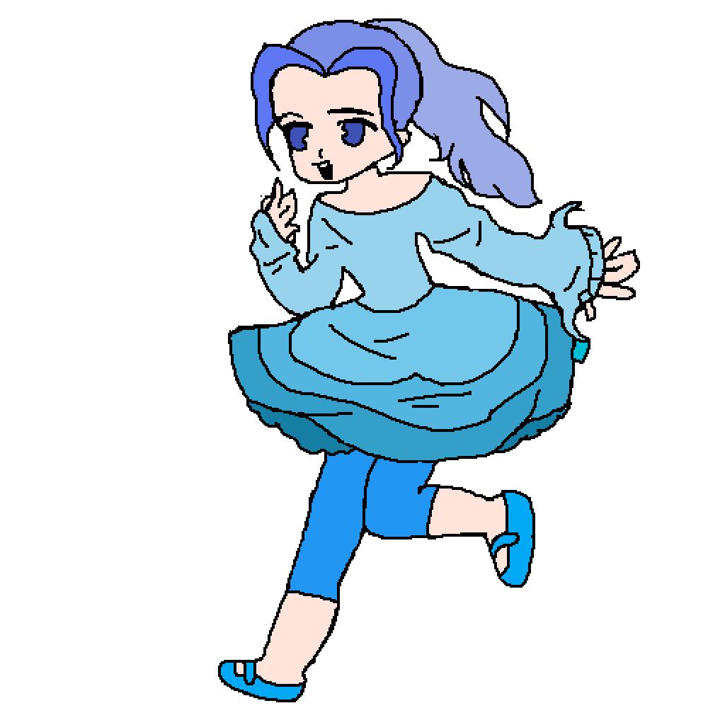 Editing Bluey - Free online pixel art drawing tool - Pixilart