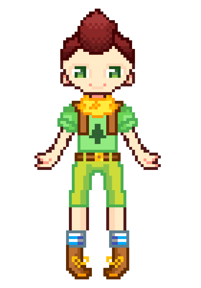 Pixilart - David-sprite by Limily