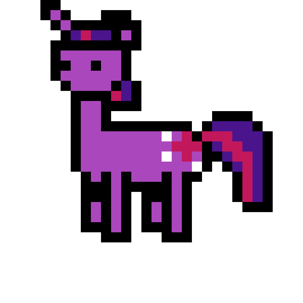 Pixilart - Twilight sparkle sprite by Anonymous