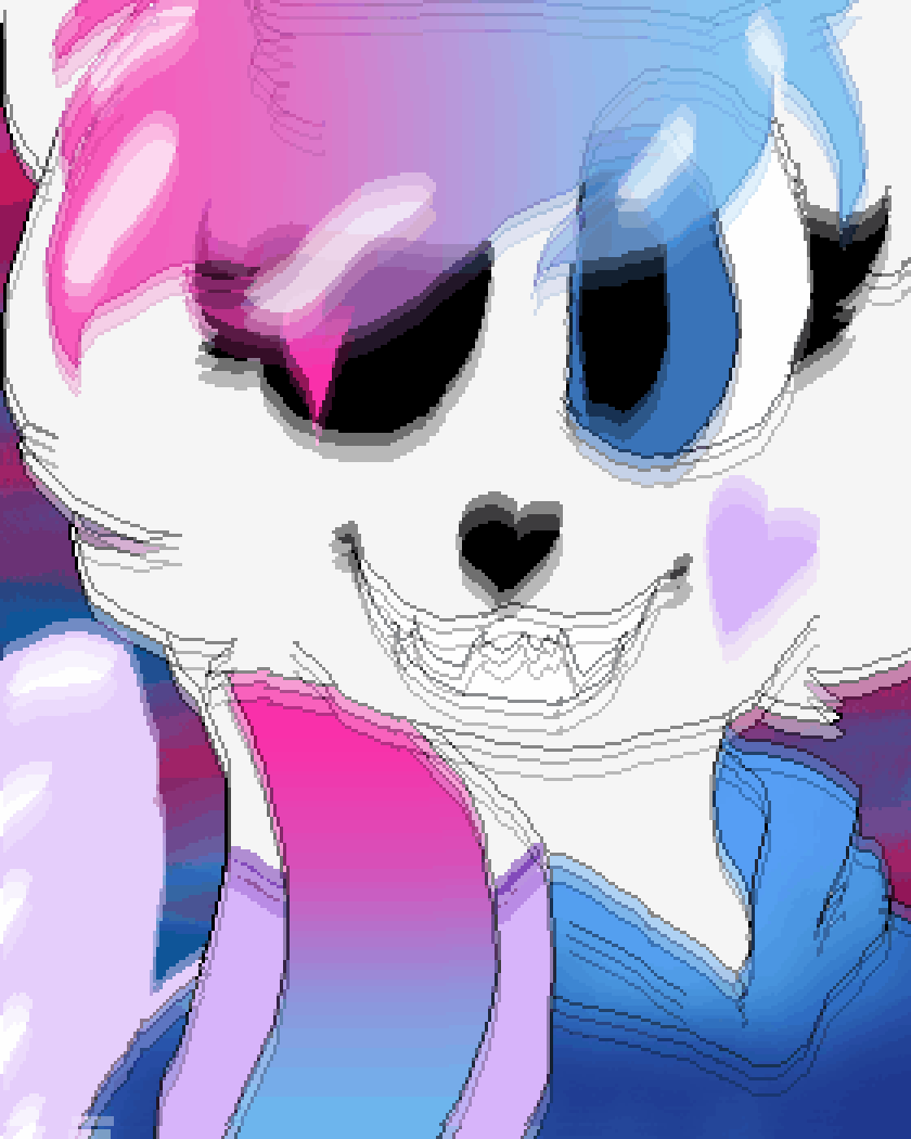 Pixilart - (eye warning) Kittydog and Shashley fusion fanart! by ...