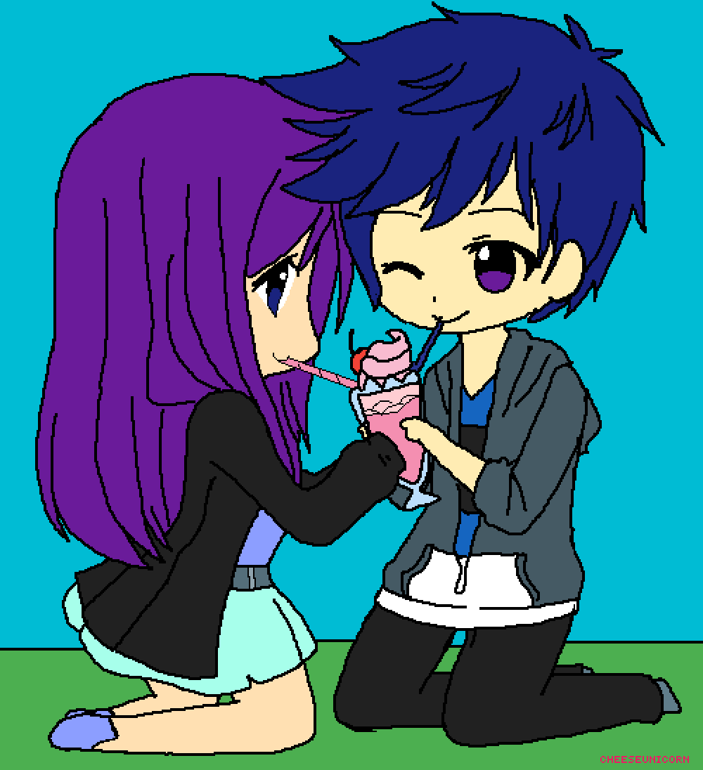 Couple drawing by Pokemon-gacha - Pixilart