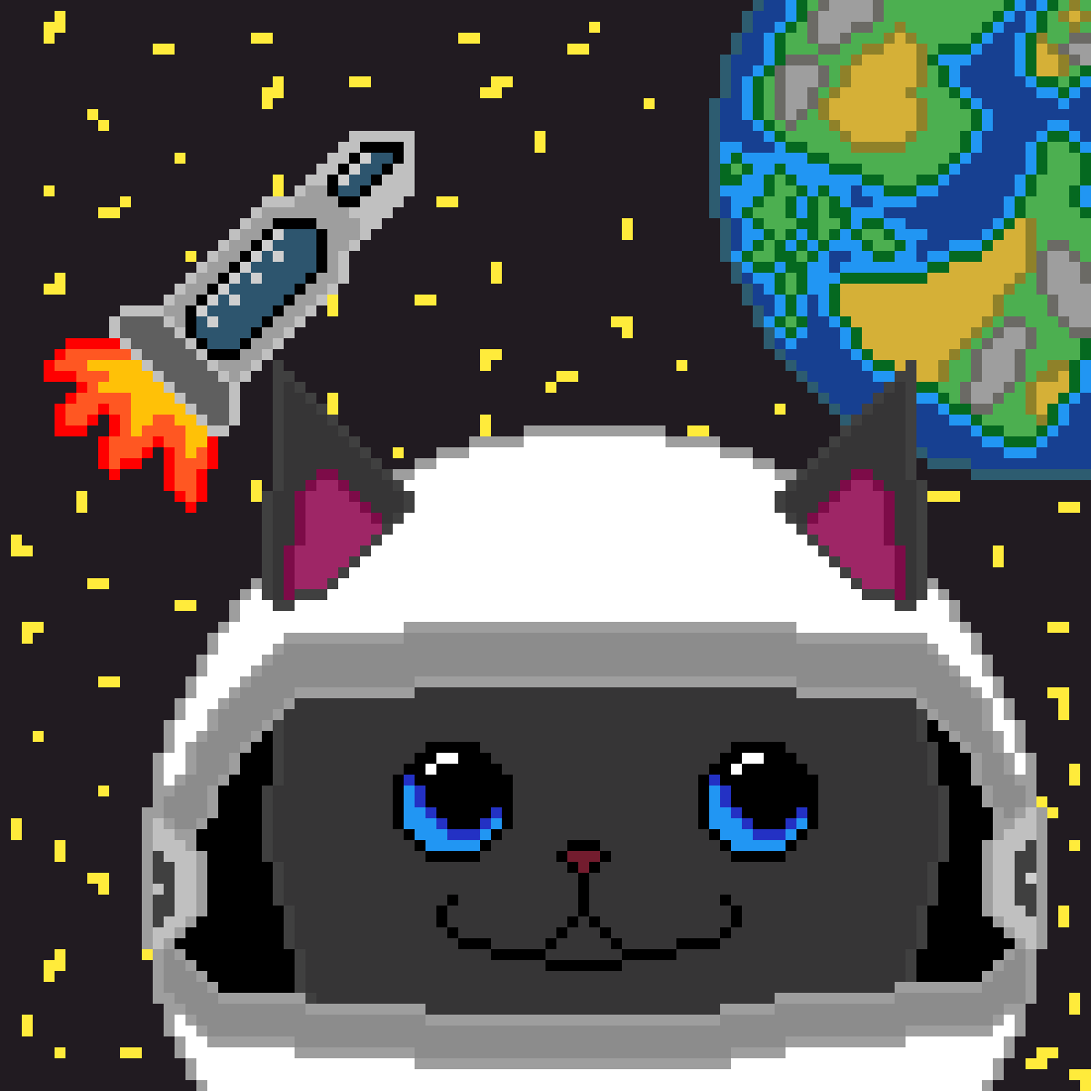 Pixilart - Astronaut Cat by Mr-Kat-Ate-Pie