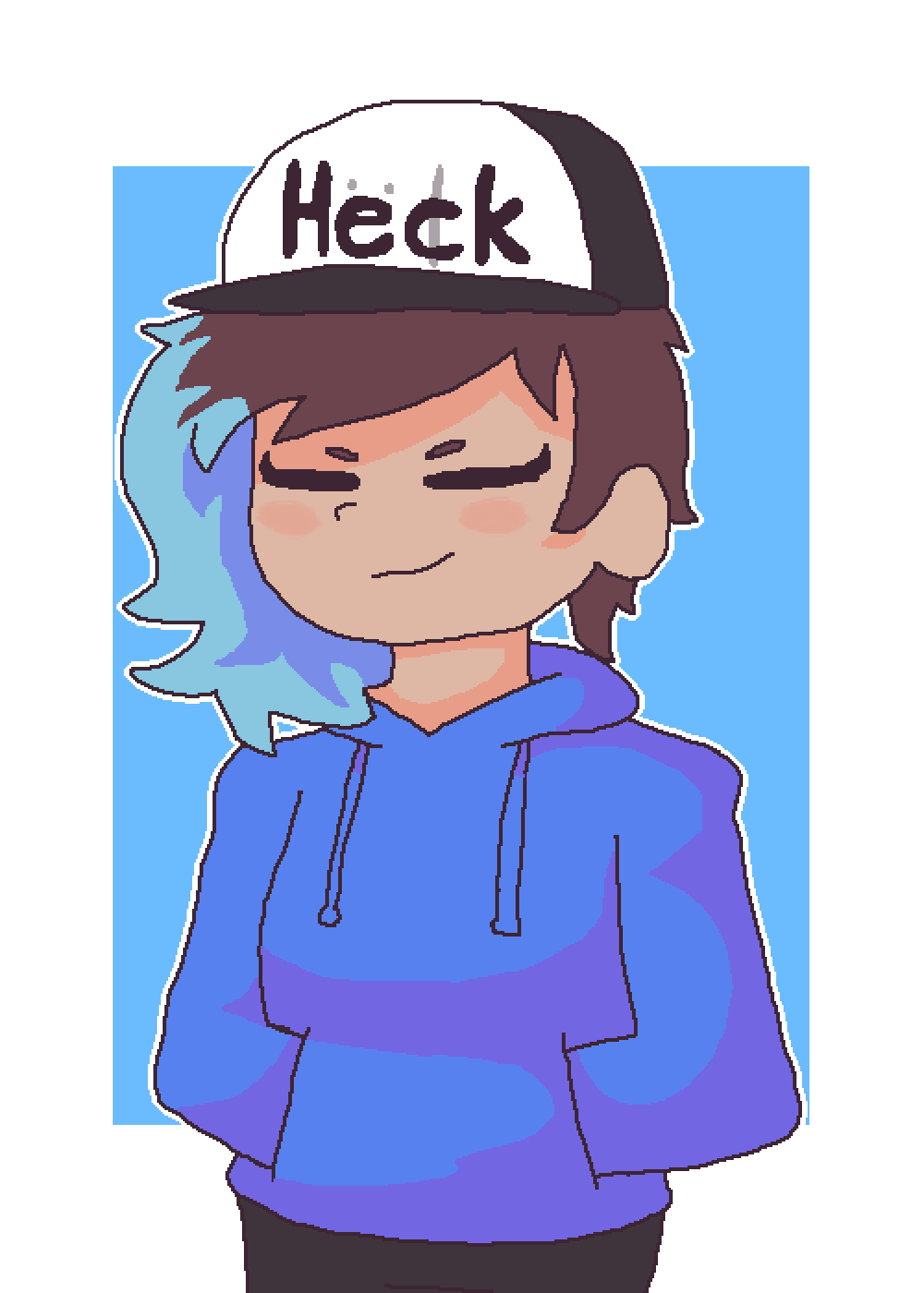 Pixilart - A gift for a pretty heccing gud artist :) by Dopey-Dragonite