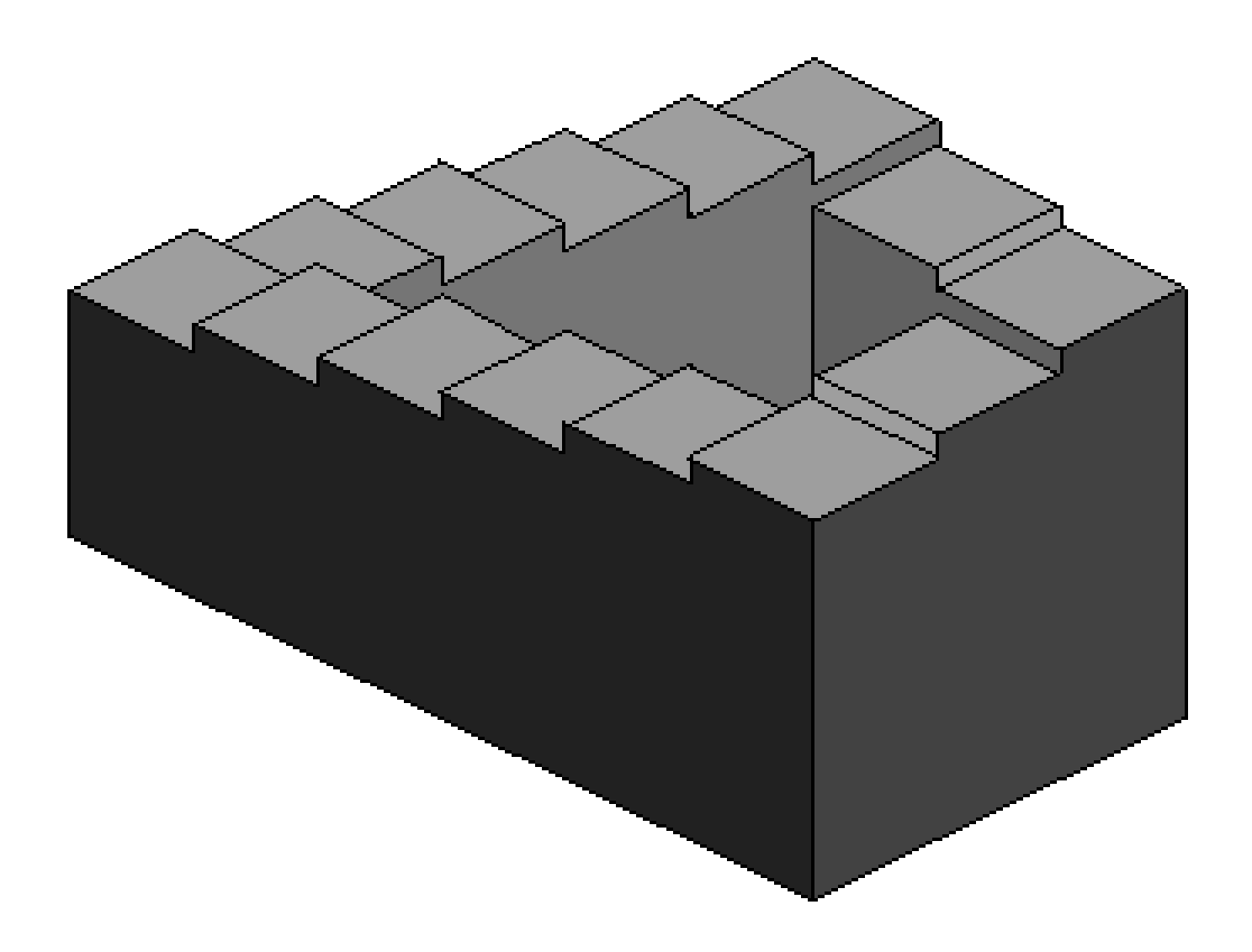 Pixilart - Penrose Staircase by realmasterdrago