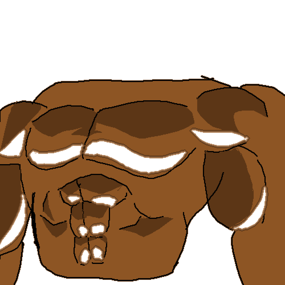 Pixilart - black goku abs by hotglizzy101