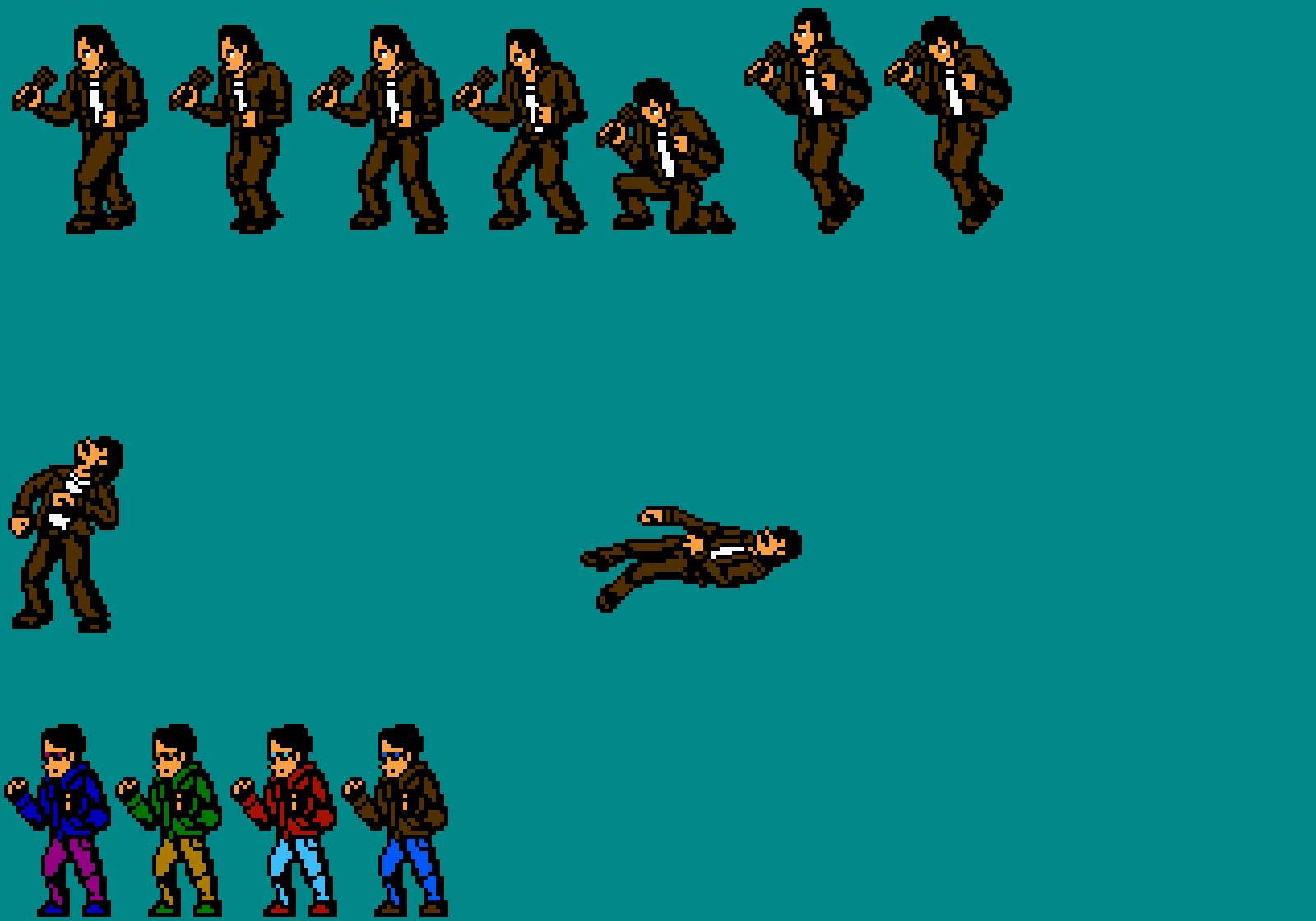 Pixilart - thug sprites extended wip by Tuxedoedabyss03
