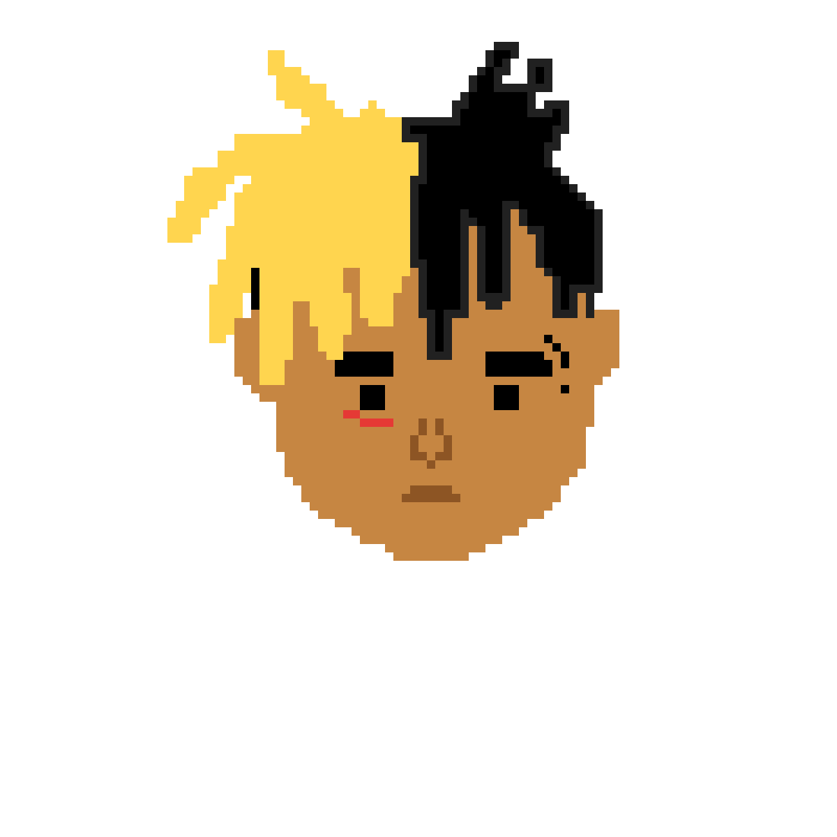 Editing xxxtenacion - Free online pixel art drawing tool - Pixilart
