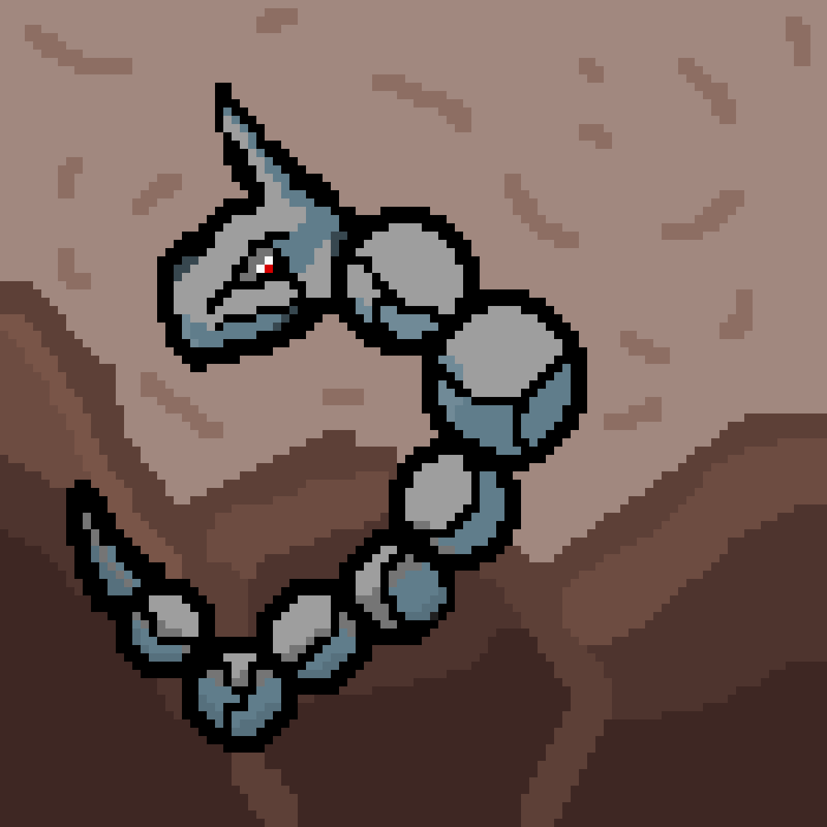 Pixilart - Onix Pixel Art by KrazyKyle