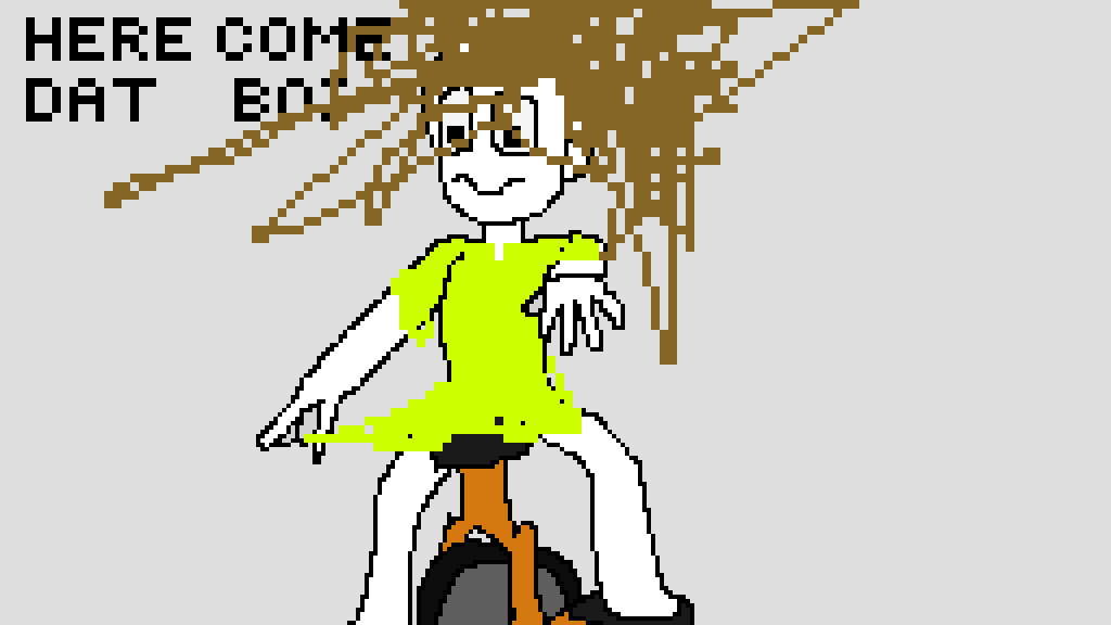 Editing Here Come dat Boi collab - Free online pixel art drawing tool ...