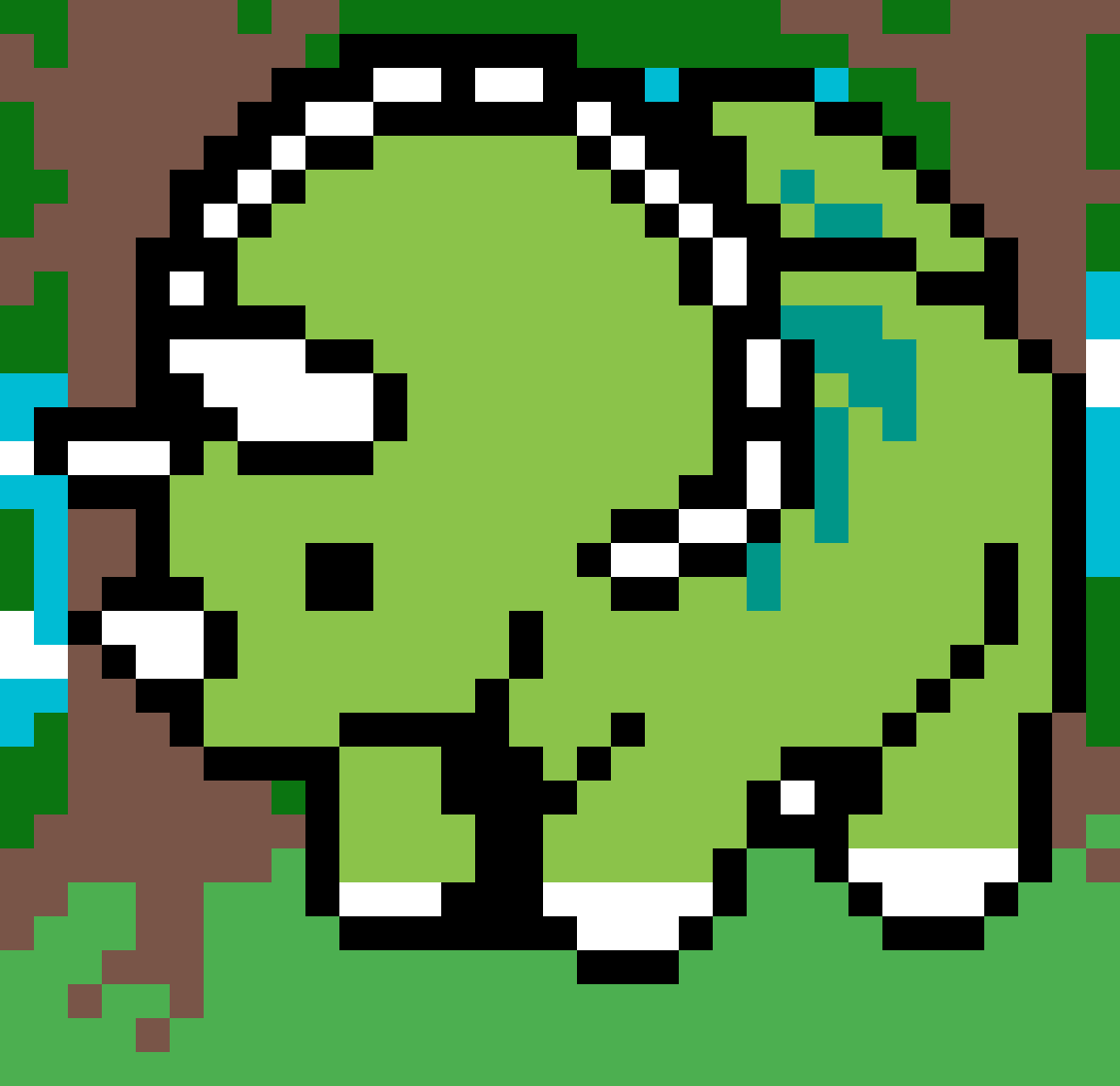 Pixilart - Triceratops by Luna-Flos