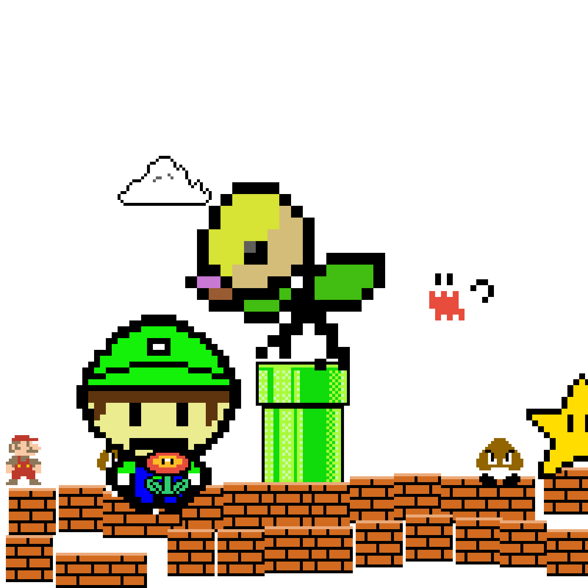 Pixilart - mario by Maya-labeille