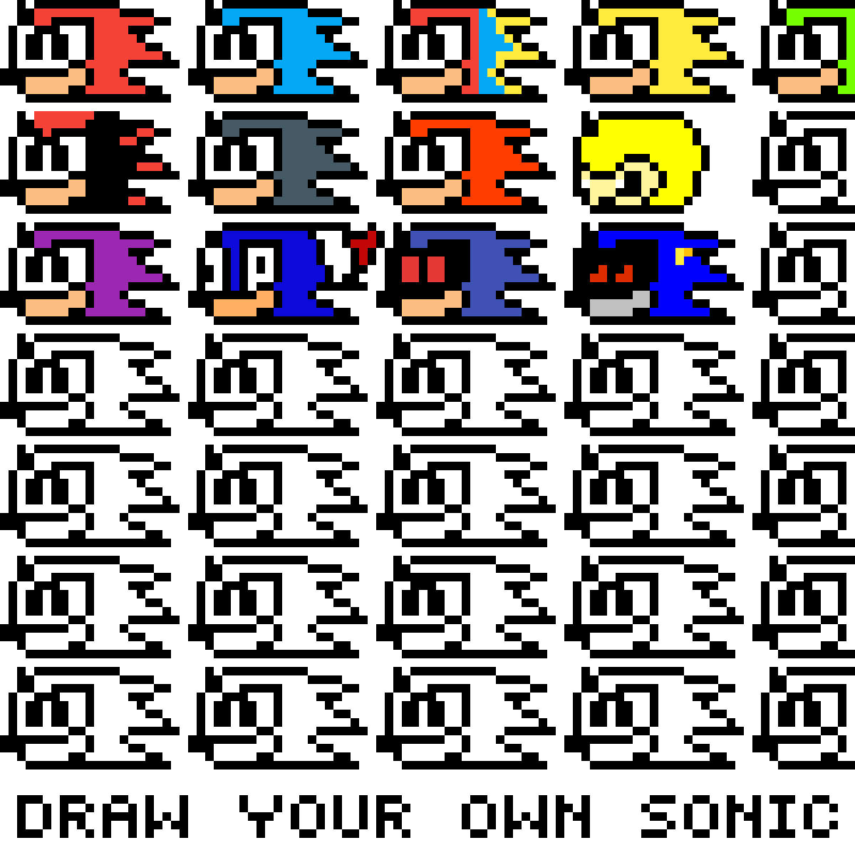 Editing Metal Sonic - Free online pixel art drawing tool - Pixilart