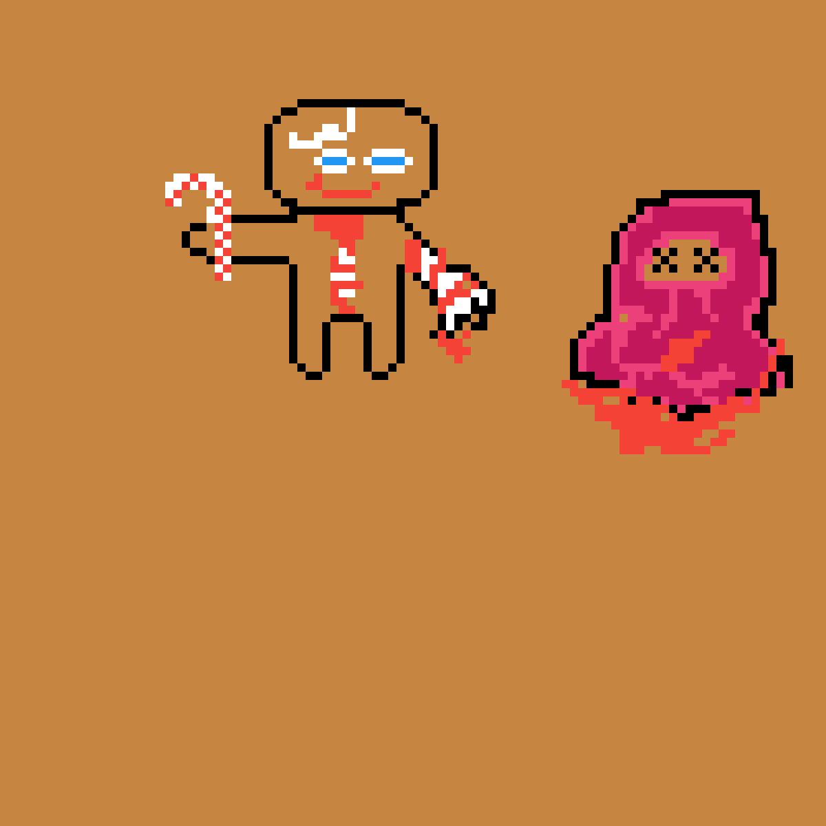 Pixilart - ginger evil by Mihawk1000