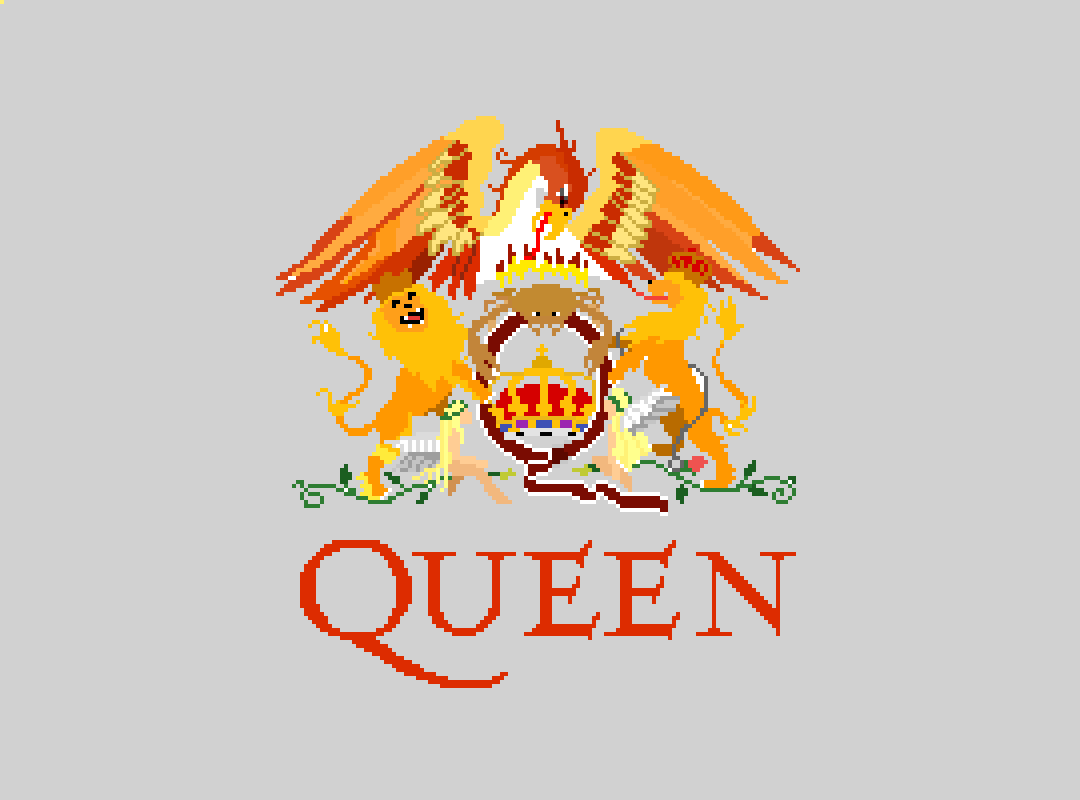 Pixilart - Queen Emblem (version 2) by Spoon-Man