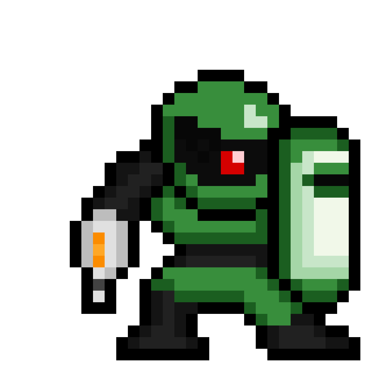 Pixilart - Sniper Joe nes remastered by Benji64