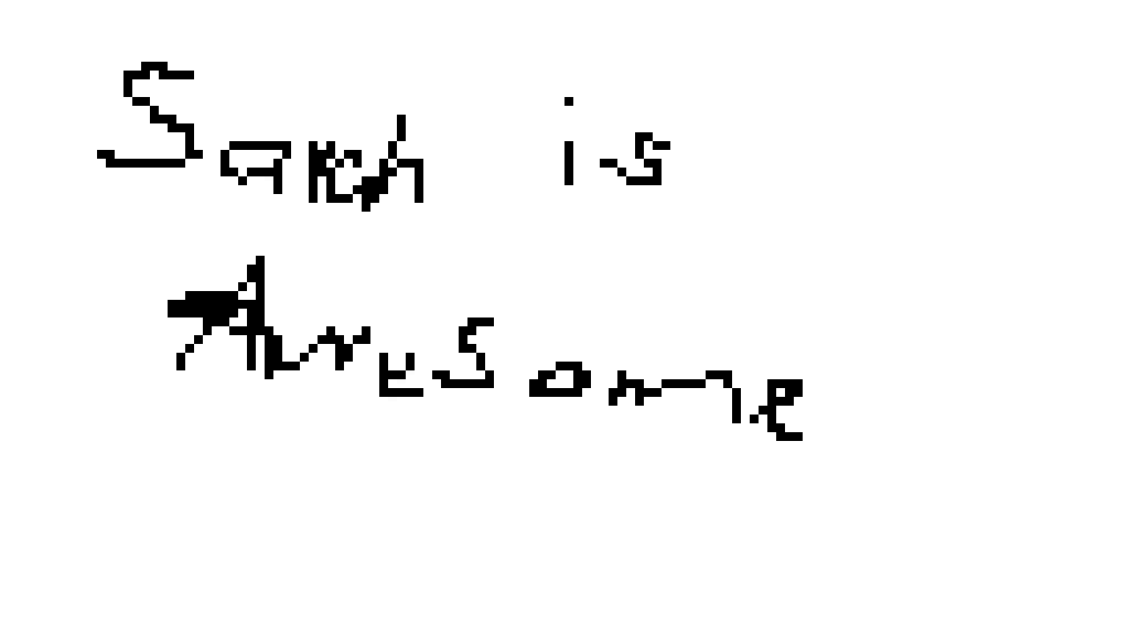 Pixilart - Sarah is awesome by Angel-Angle068