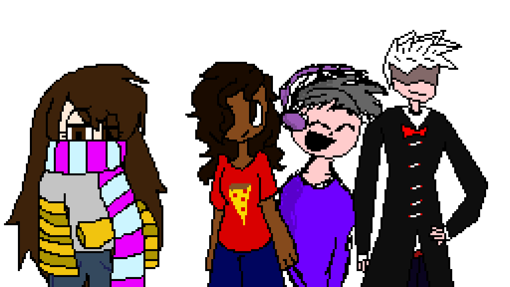 Editing Human Collab - Free online pixel art drawing tool - Pixilart