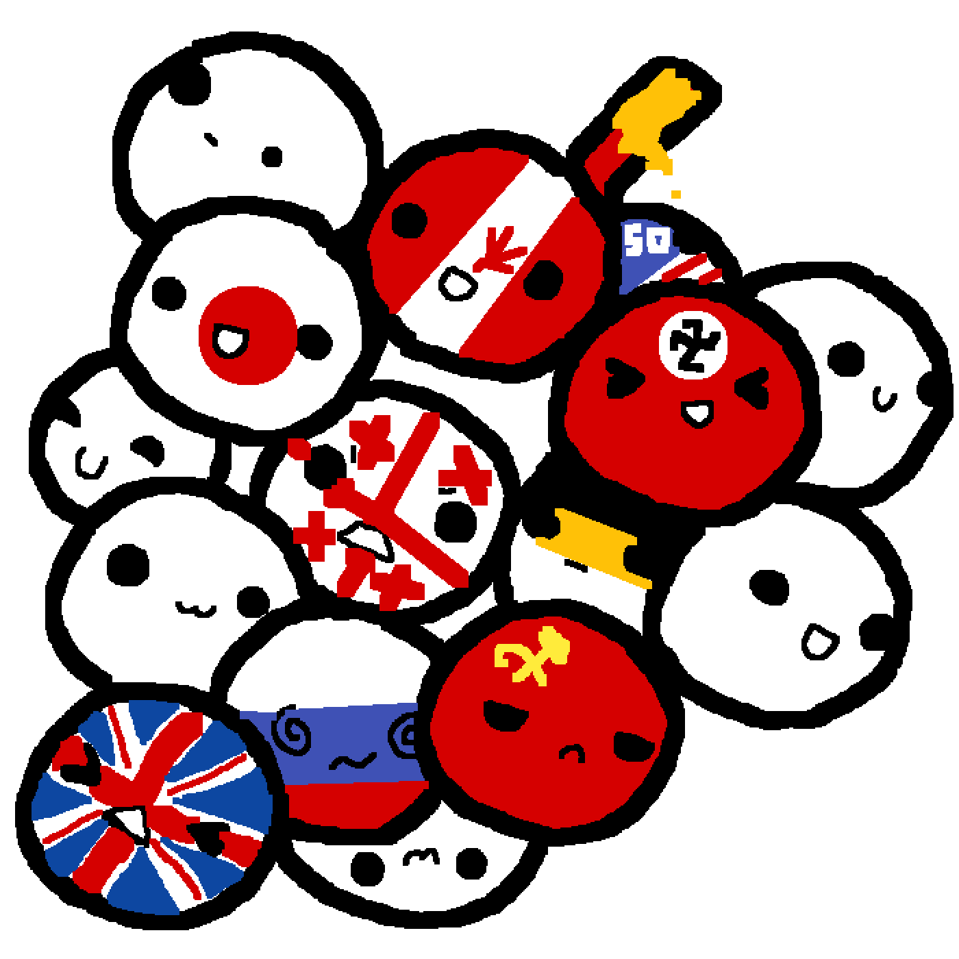 Editing Union Jack - Free online pixel art drawing tool - Pixilart