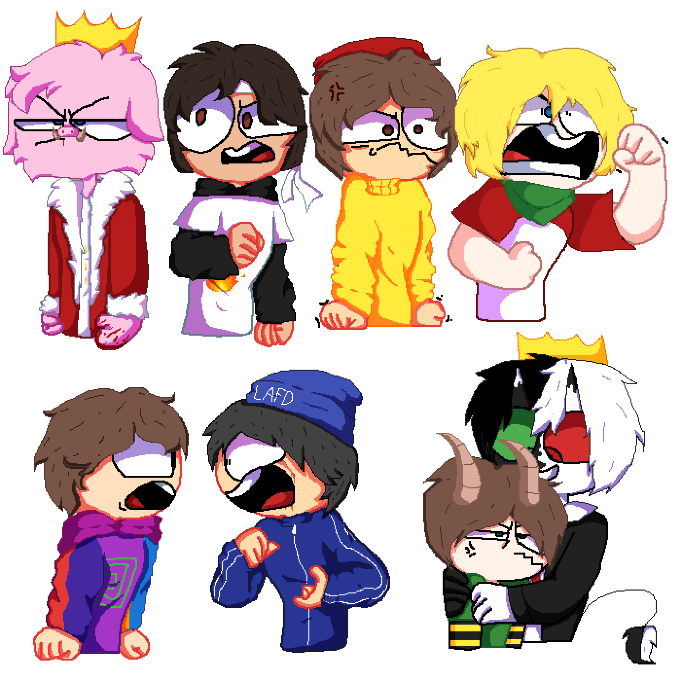 Pixilart - Mad Pose Base DSMP by P0G4RT42