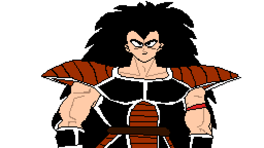 Editing raditz - Free online pixel art drawing tool - Pixilart