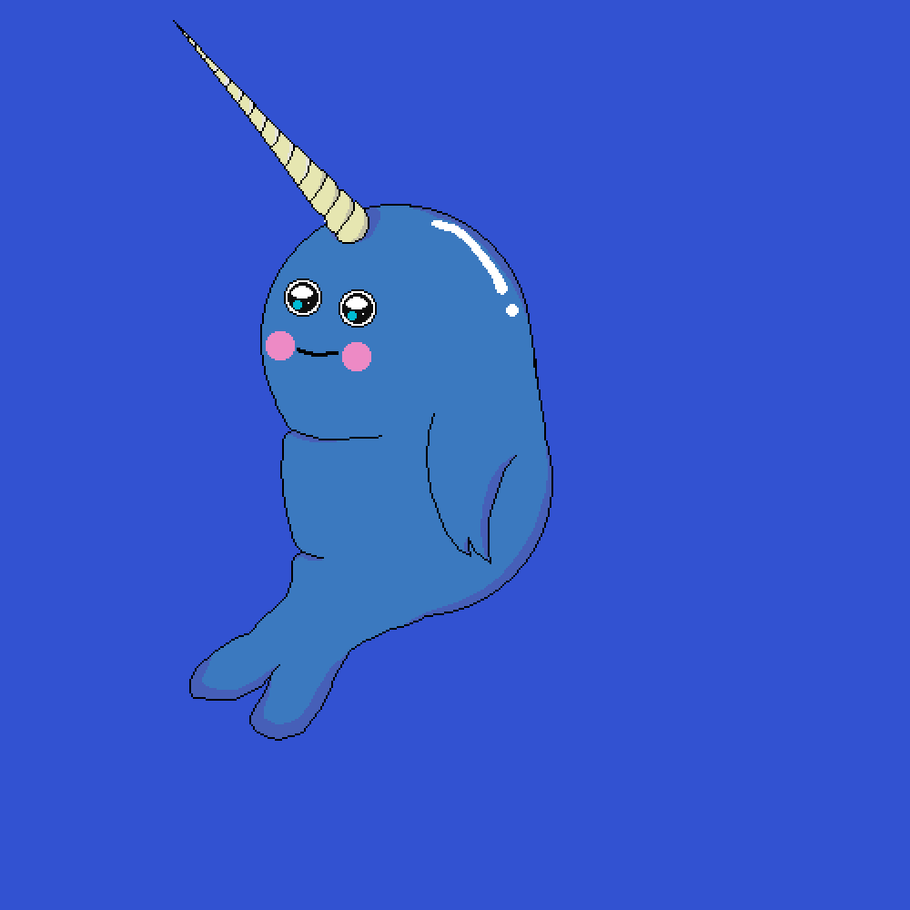 Pixilart - Narwhal by ThatOneFox