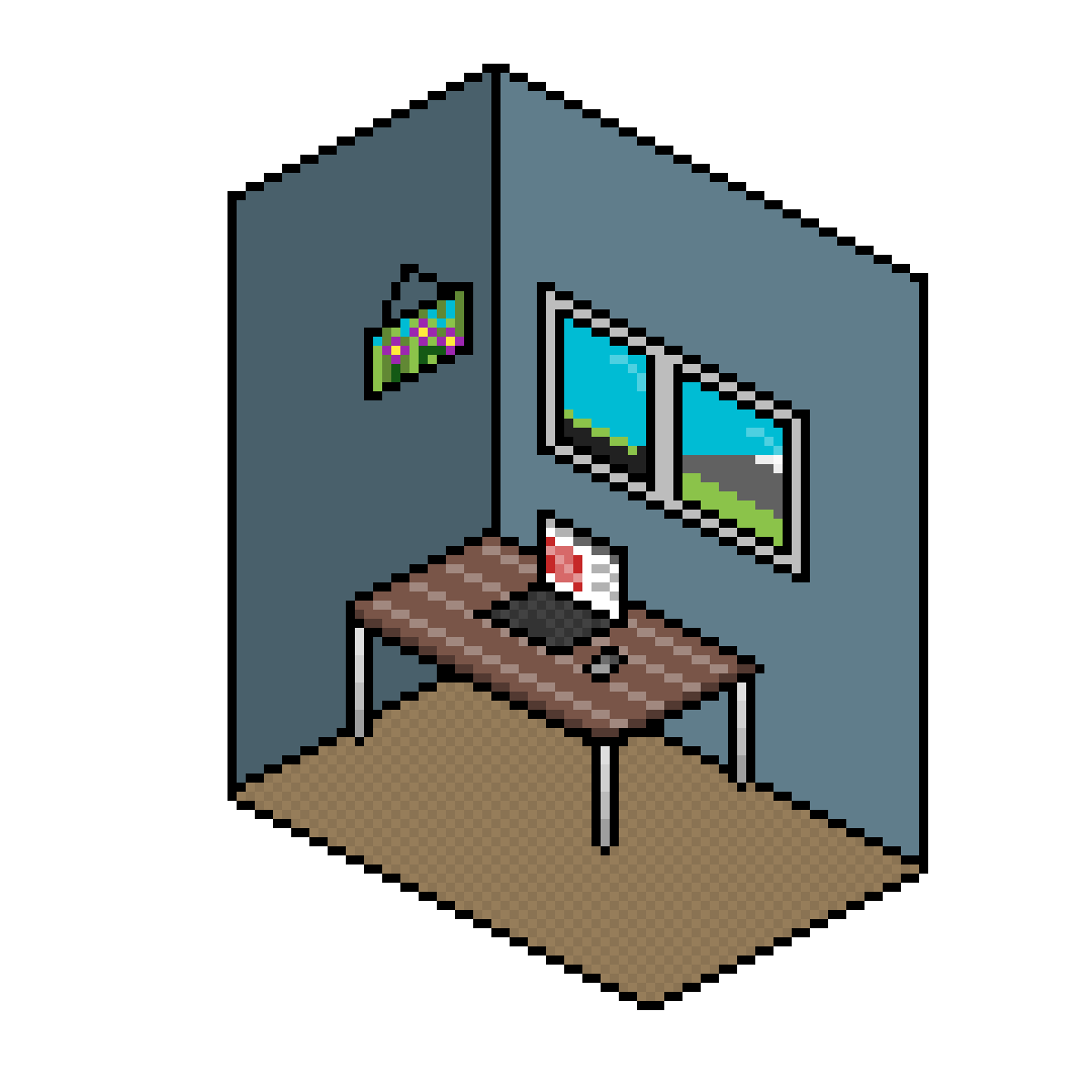 Pixilart - A clean desk by liontamer