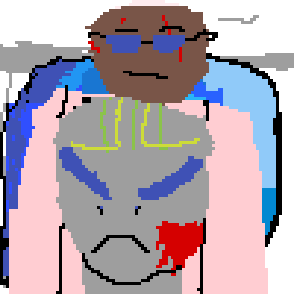 Pixilart - metal man by 123mairio