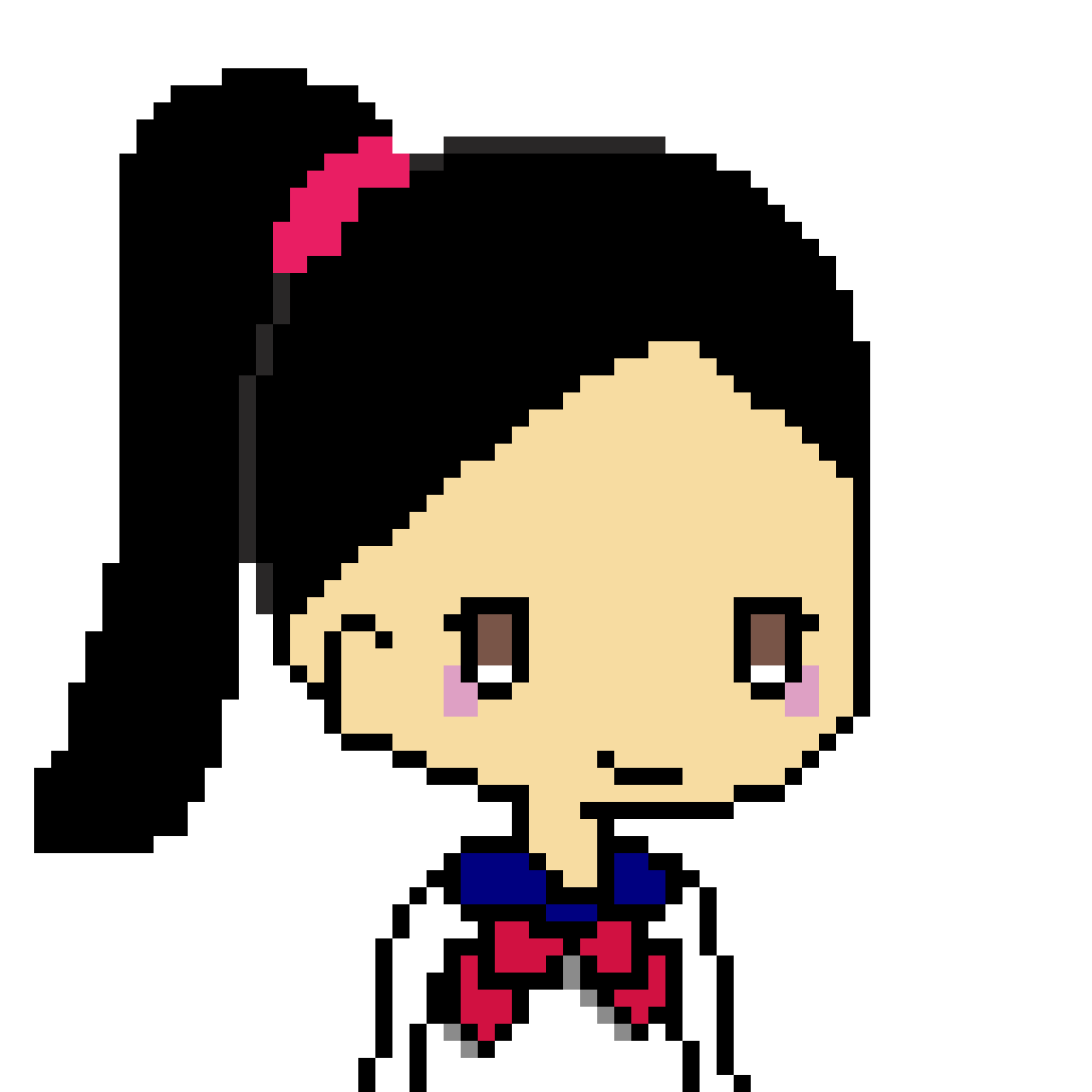 Editing Yandere Simulator - Free online pixel art drawing tool - Pixilart