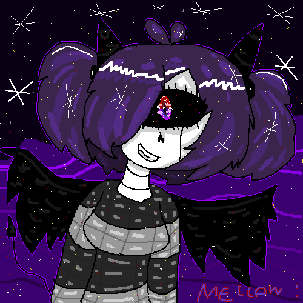 Pixilart - Mellow da skeleton cyclopes by Error123
