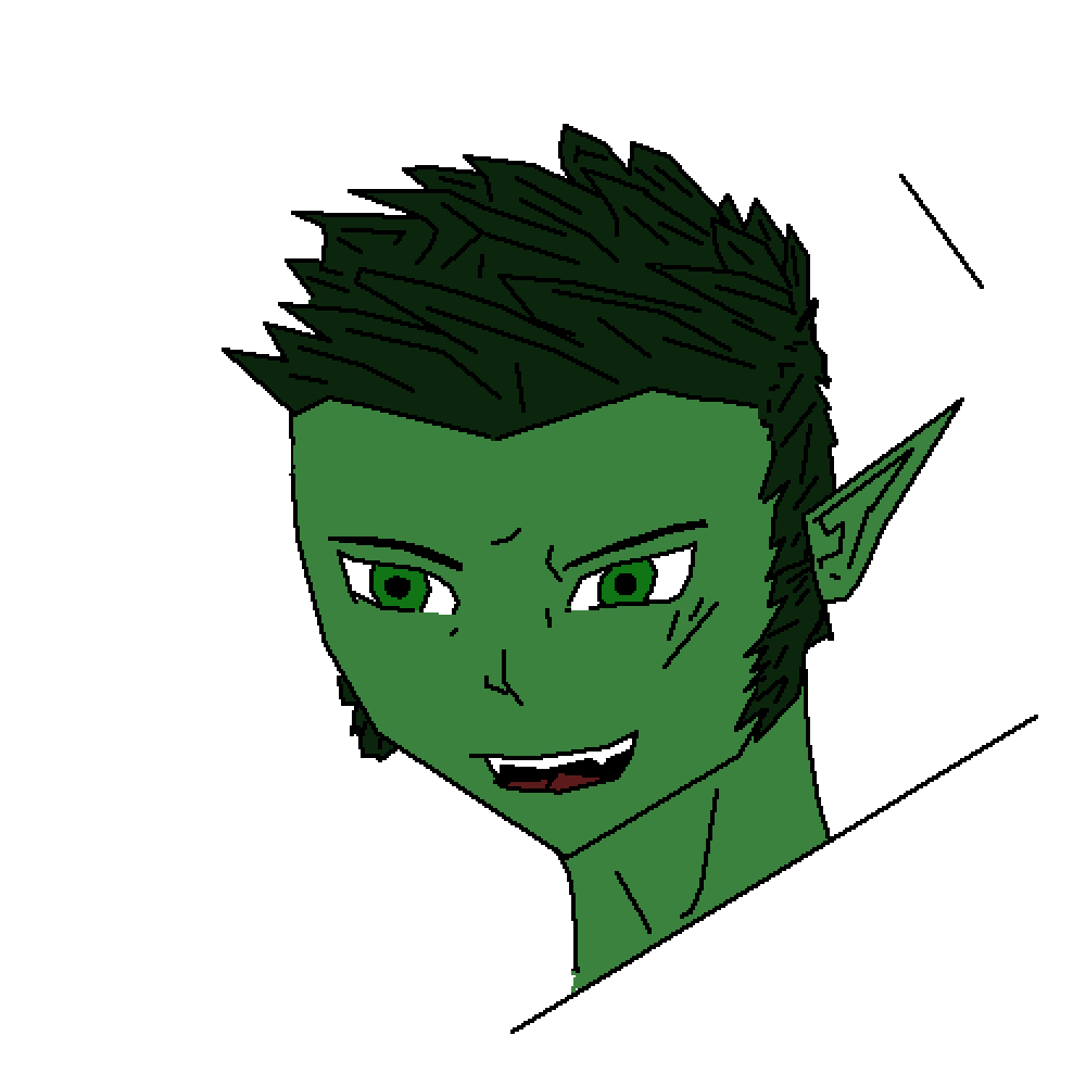 Pixilart - Beast Boy Freehand by Impulse