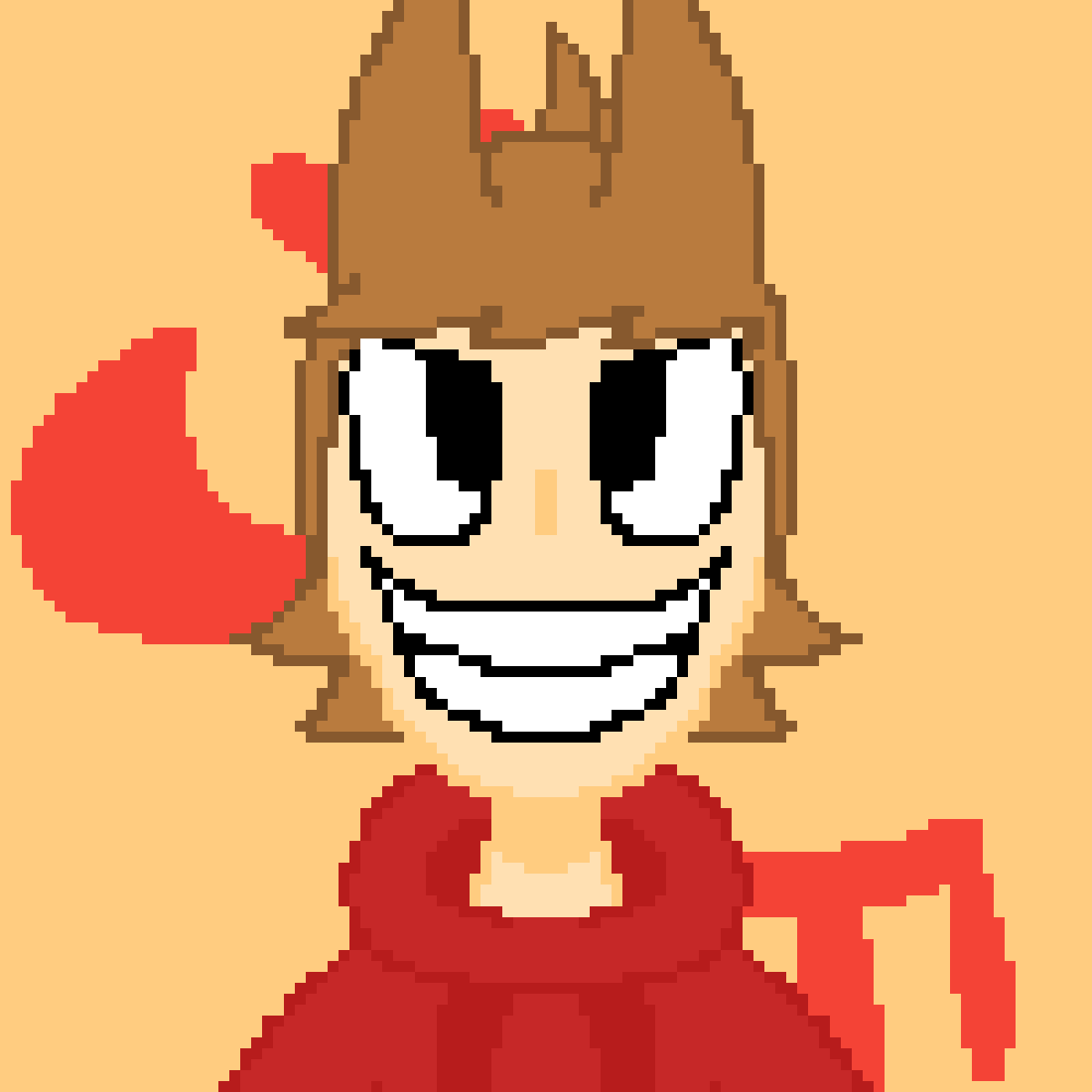Pixilart - tord head bob by Sephy123