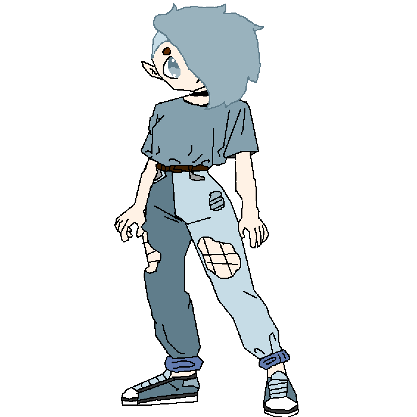 Editing Her human form - Free online pixel art drawing tool - Pixilart