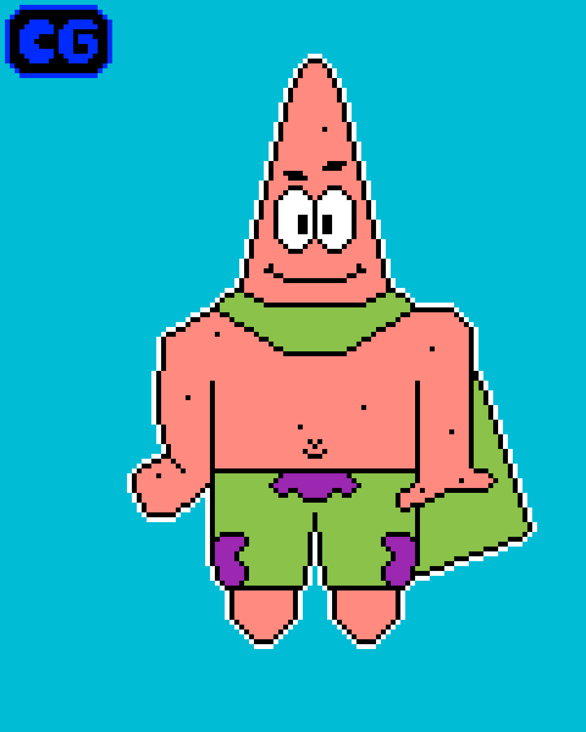 Pixilart - super patrick by Mendez-2013