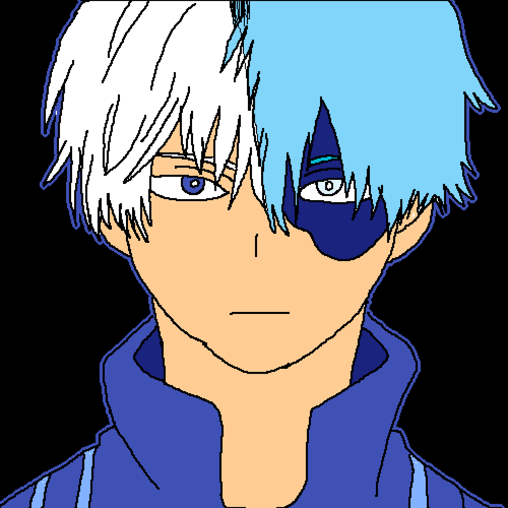 Pixilart - todoroki new him by Anotherdisgrace