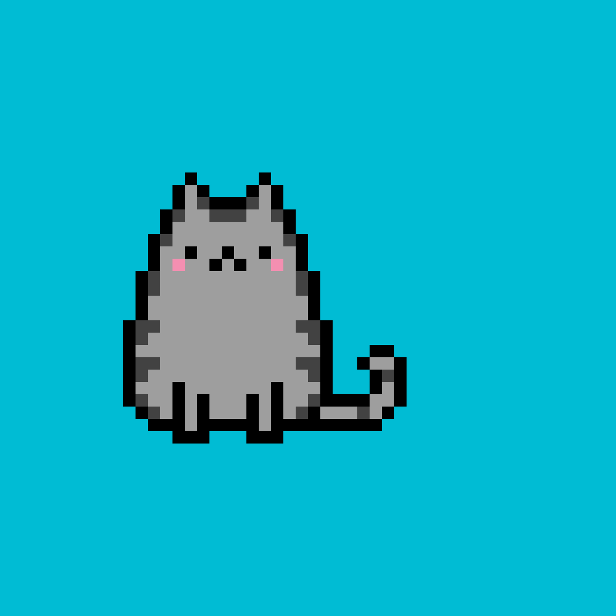 Pixilart - Perler Bead Cat by SV813