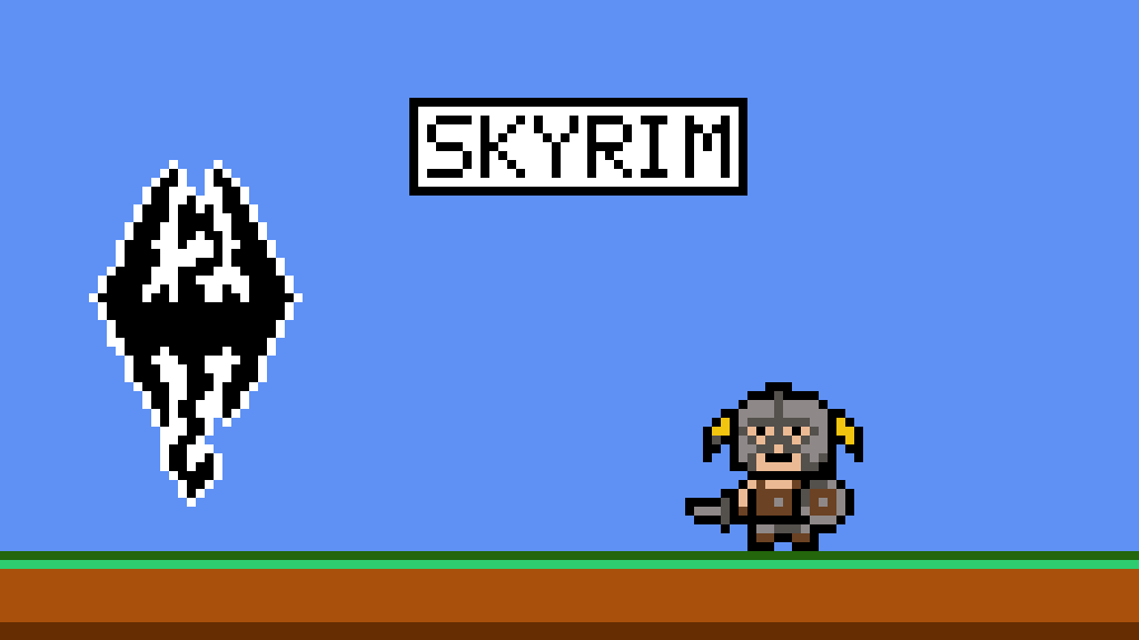 Editing Skyrim - Free online pixel art drawing tool - Pixilart