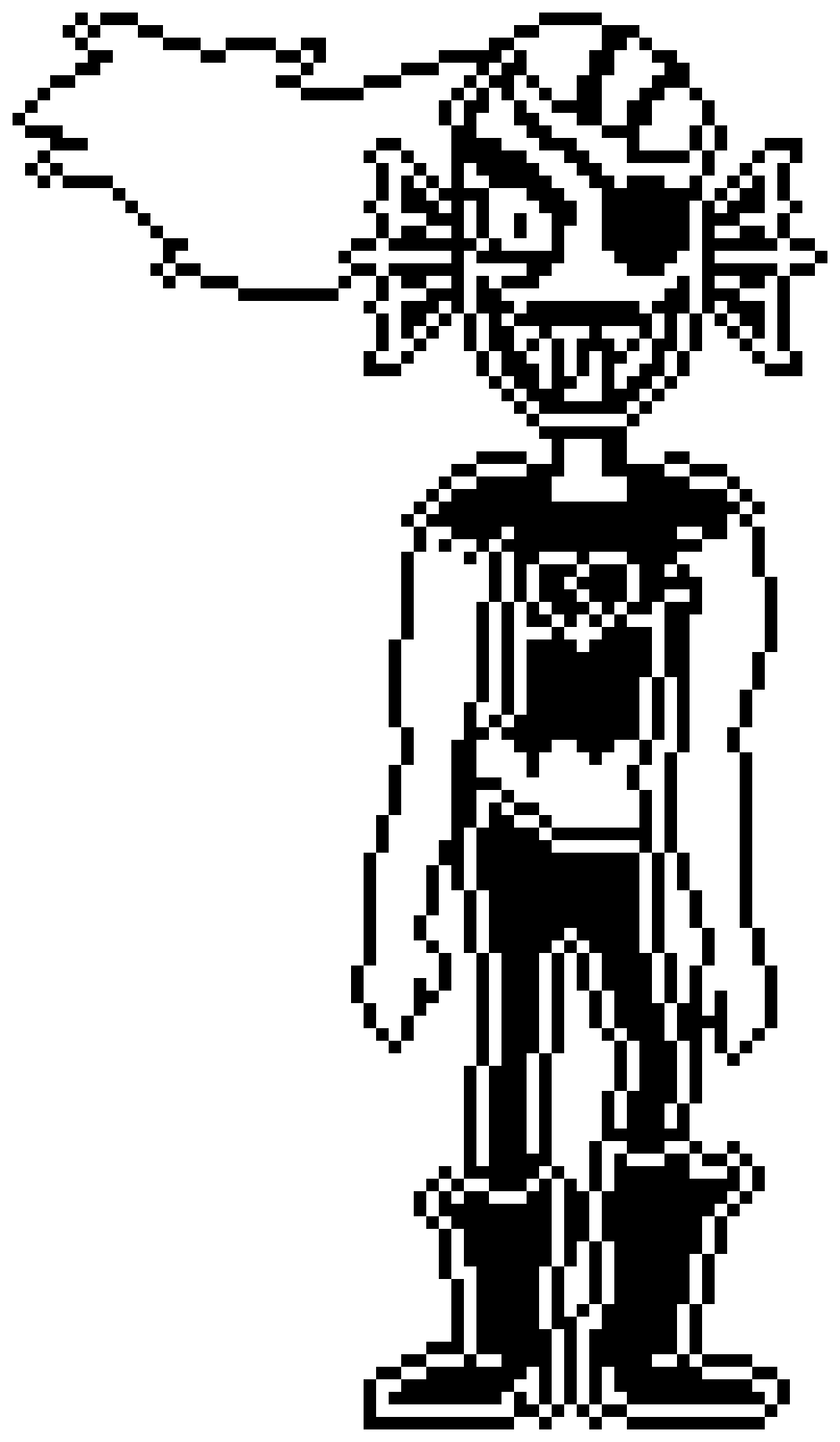 Editing UF Casual Undyne Base - Free online pixel art drawing tool ...