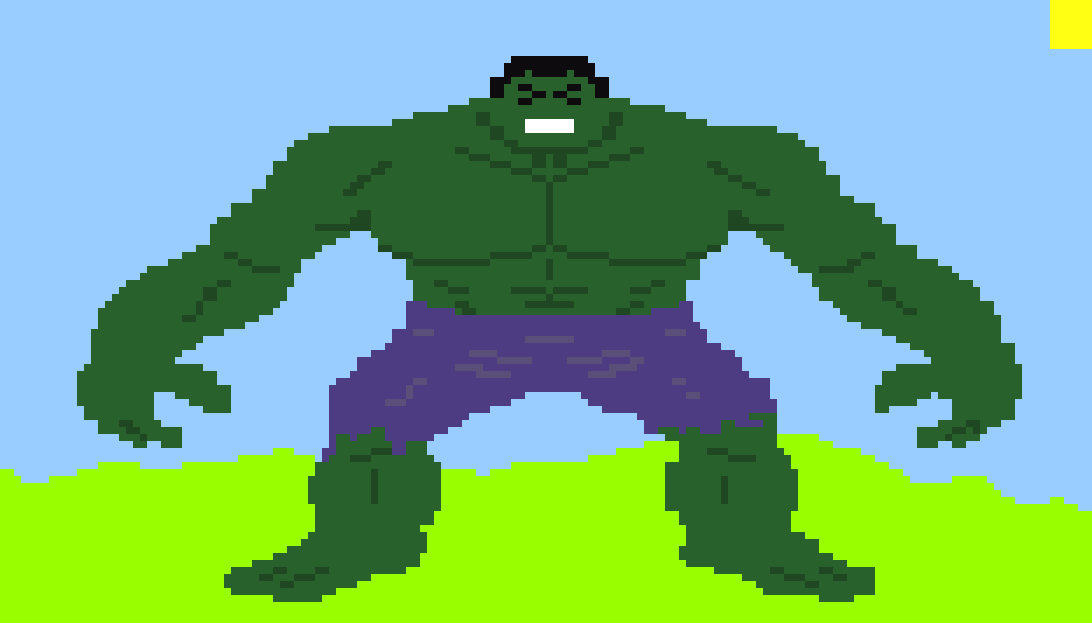 Editing HULK!!!!!!!!!!!!!!!!!!!!! - Free online pixel art drawing tool ...