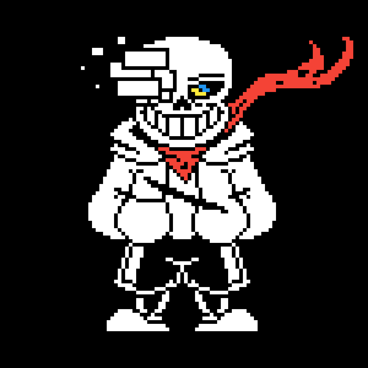 Pixilart - aftertale sans by fusion12345