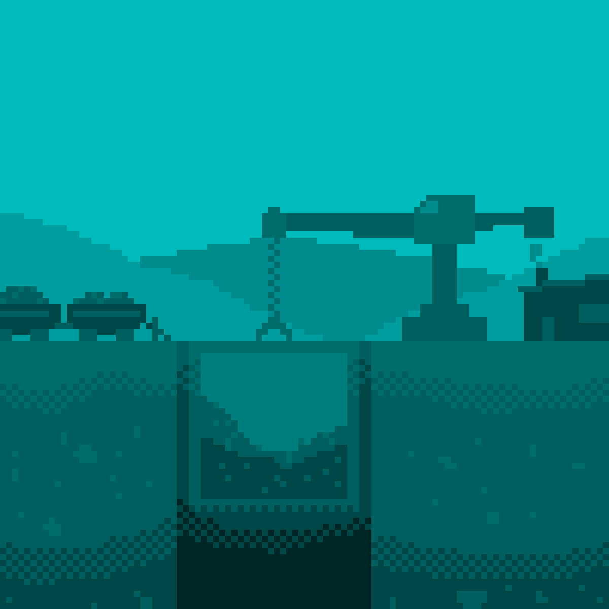 Neon Blues Palette - Pixilart