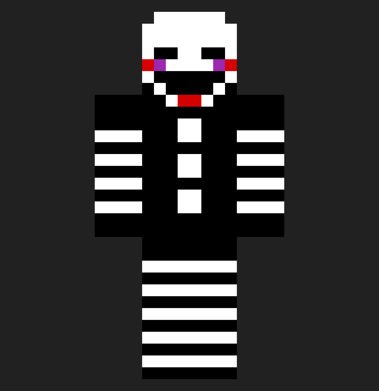 Pixilart Fnaf Marionette Minecraft By 295531