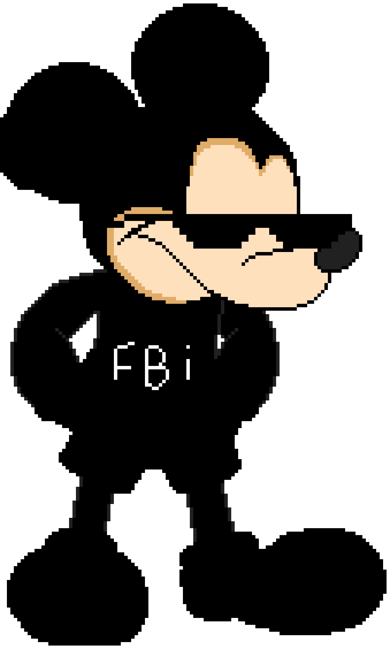 Pixilart - Mickey Mouse FBI by Bfdi-ep-maker