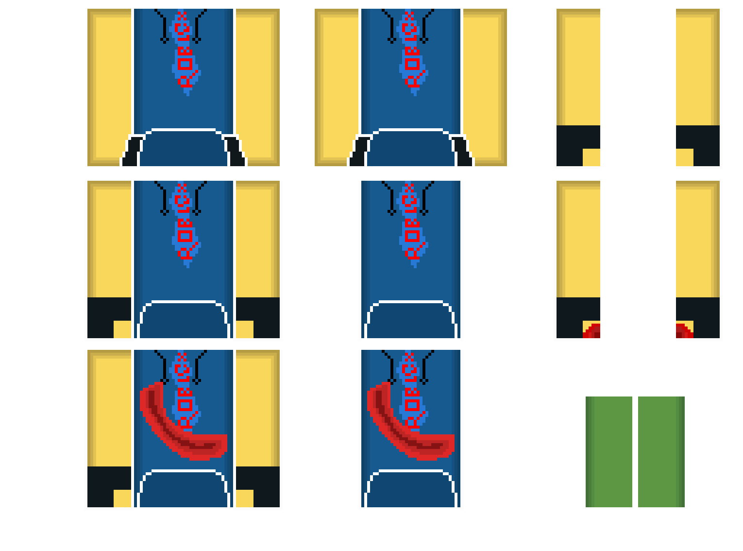Pixilart - Noobie Lower Sprite Sheet by Titular