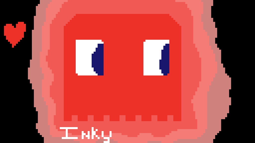 Pixilart - Inky {Pacman} by Floral