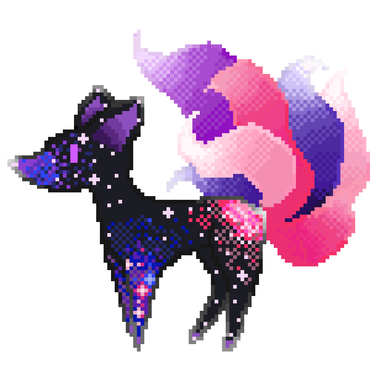 Pixilart - Space fox by chronophobica