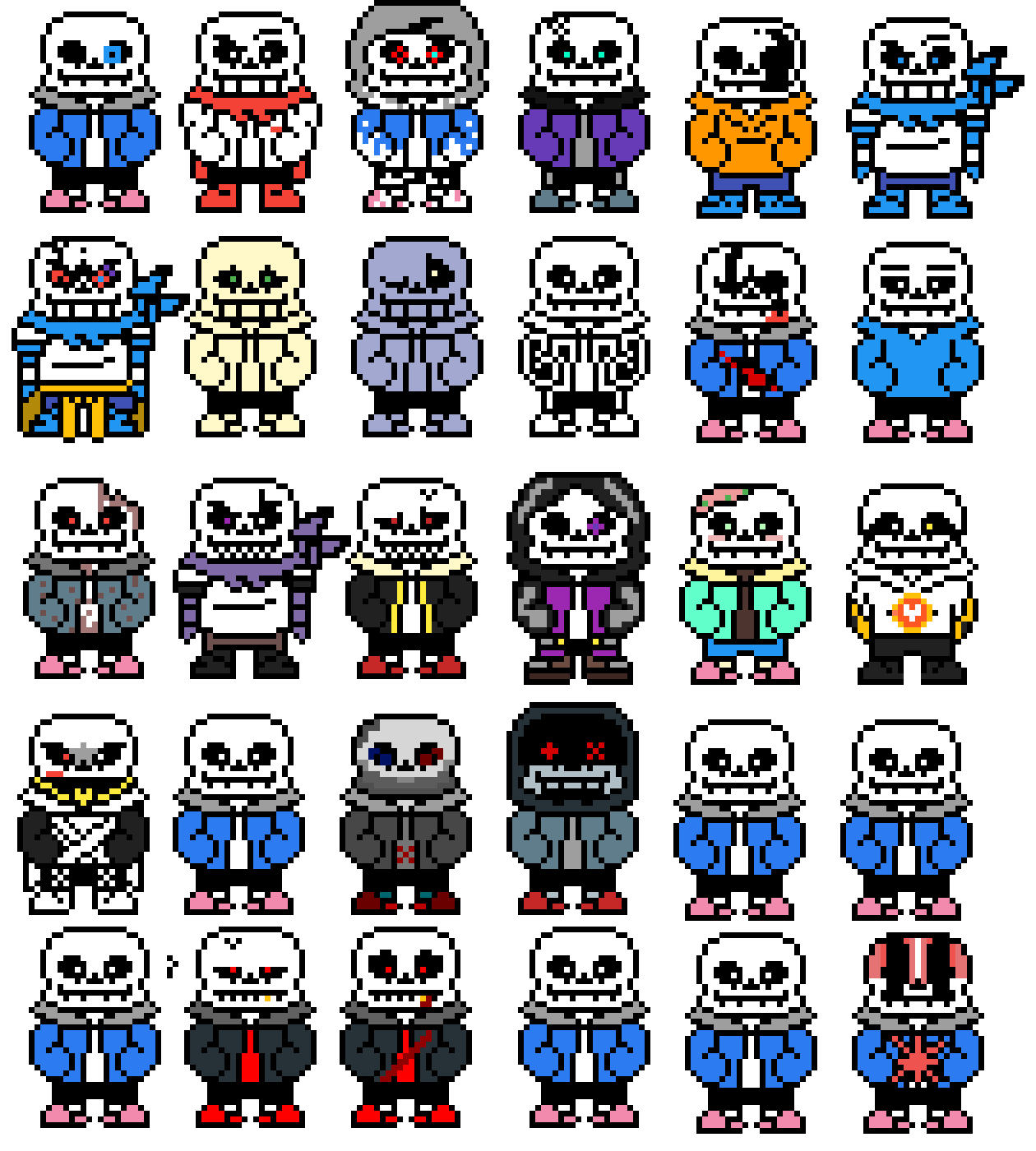 Pixilart - sans collab by From-Motherfan