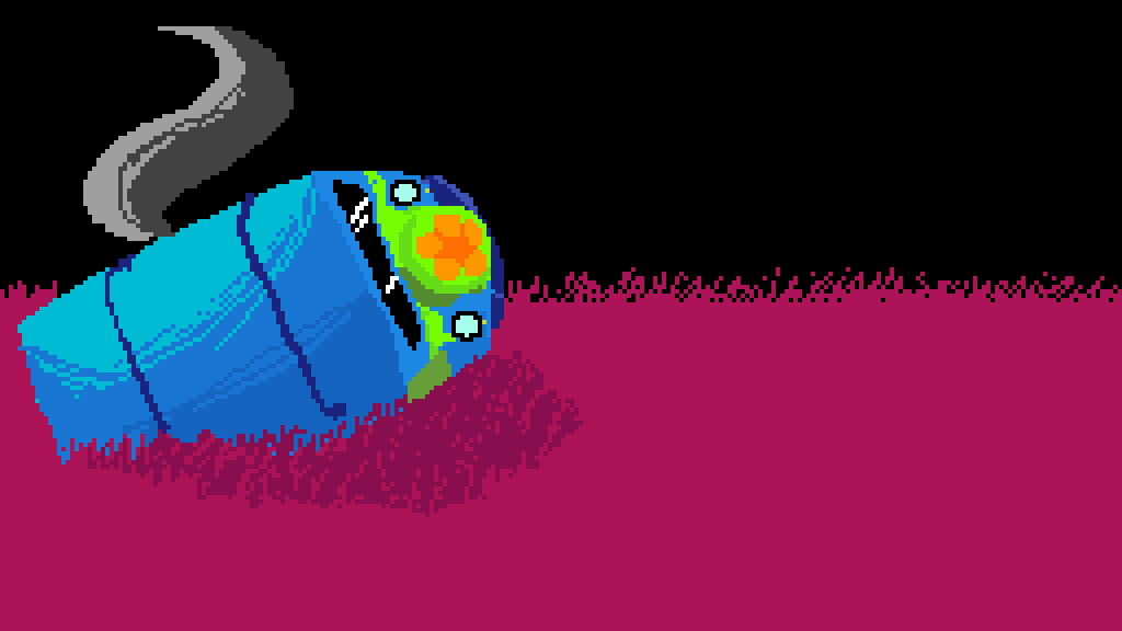 Pixilart - Mystery Machine crash site (Take one) by JesterCove