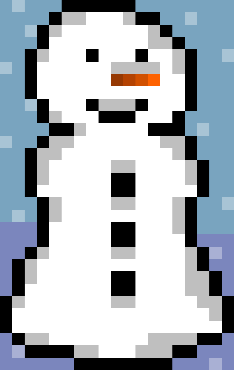 Pixilart - A useless pile of snow by EllaOrca