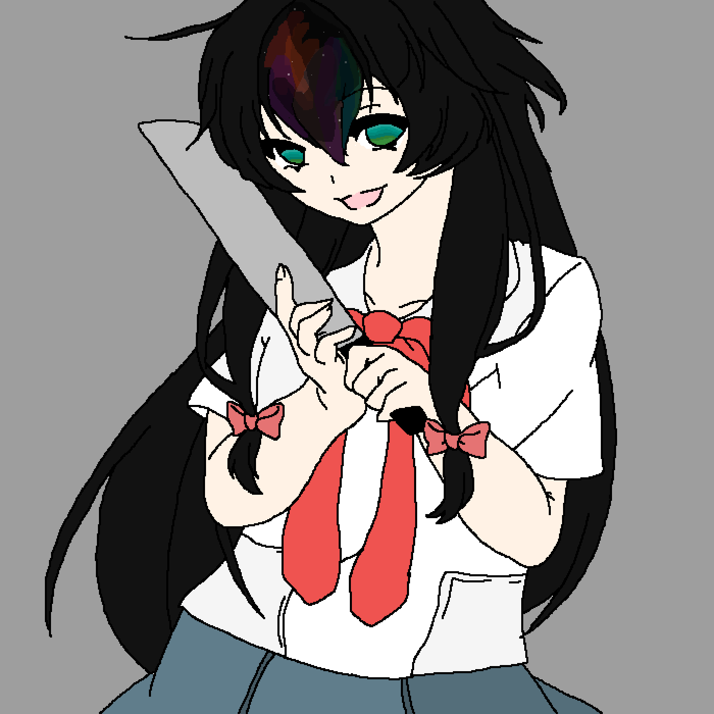 Pixilart - "Kat has a little competition" ( SuperNova (new oc) des by ...